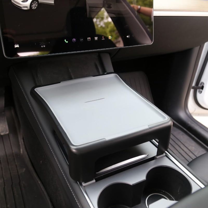 2021-2025 Tesla Model Y & Model 3 Center Console Tray Table - V2