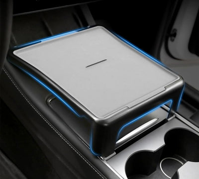 2021-2025 Tesla Model Y & Model 3 Center Console Tray Table - V2