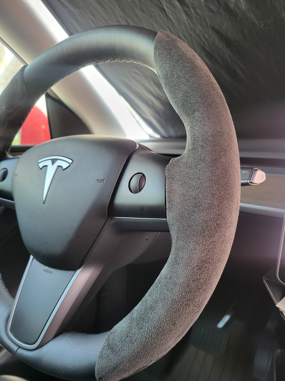 Tesla Model Y & Model 3 Steering Wheel Cover